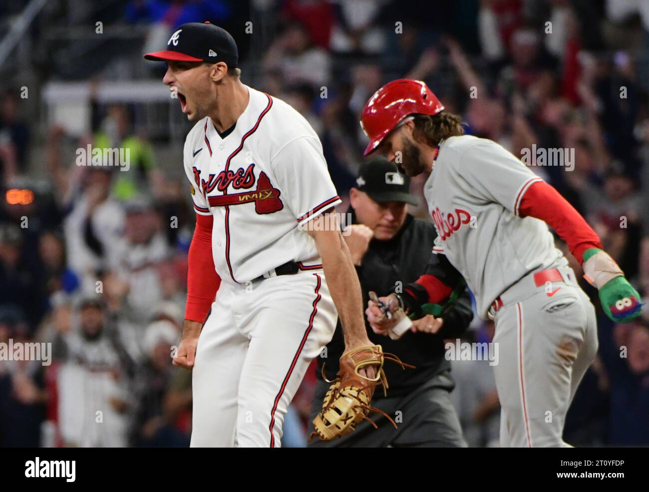 Atlanta, United States. 09th Oct, 2023. Atlanta Braves first baseman ...