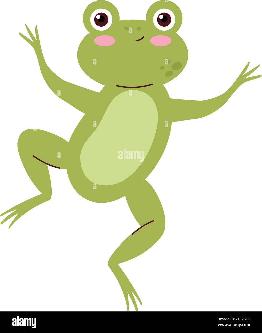 frog cartoon cute Stock Vector Image & Art - Alamy