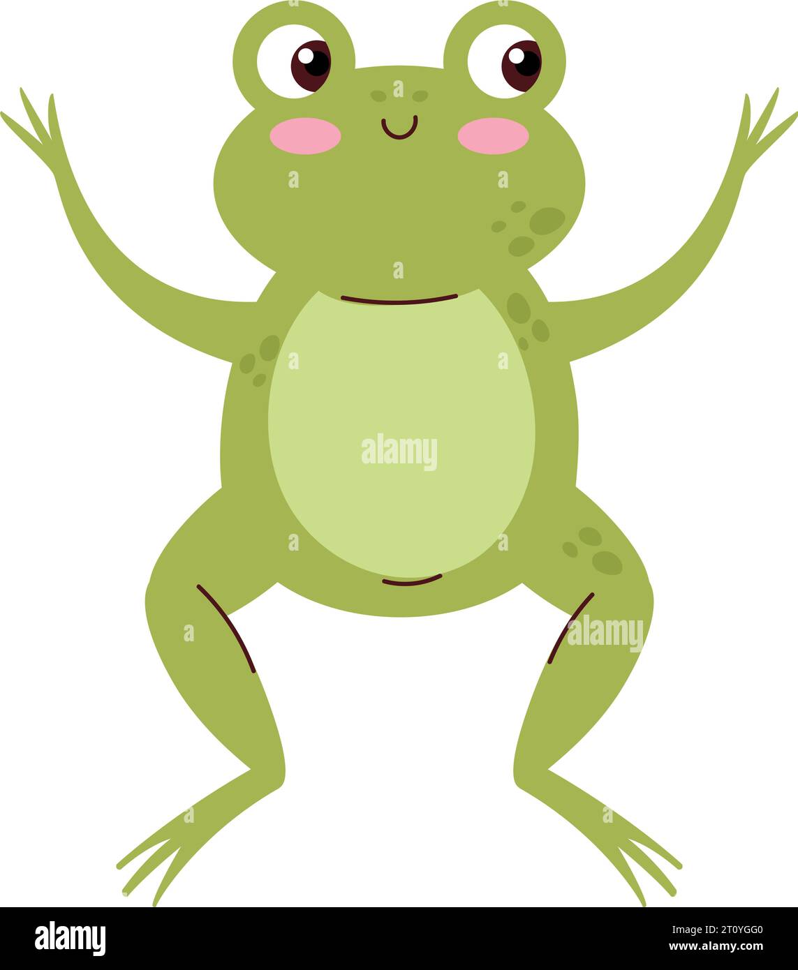 frog standing cartoon Stock Vector Image & Art - Alamy