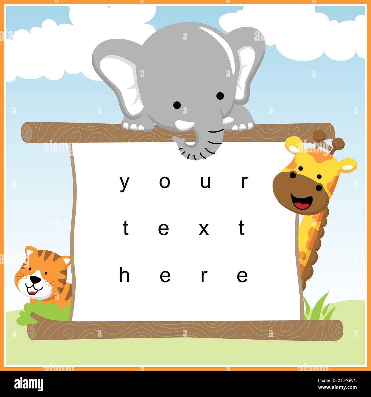 Cat invite template Stock Vector Images - Alamy