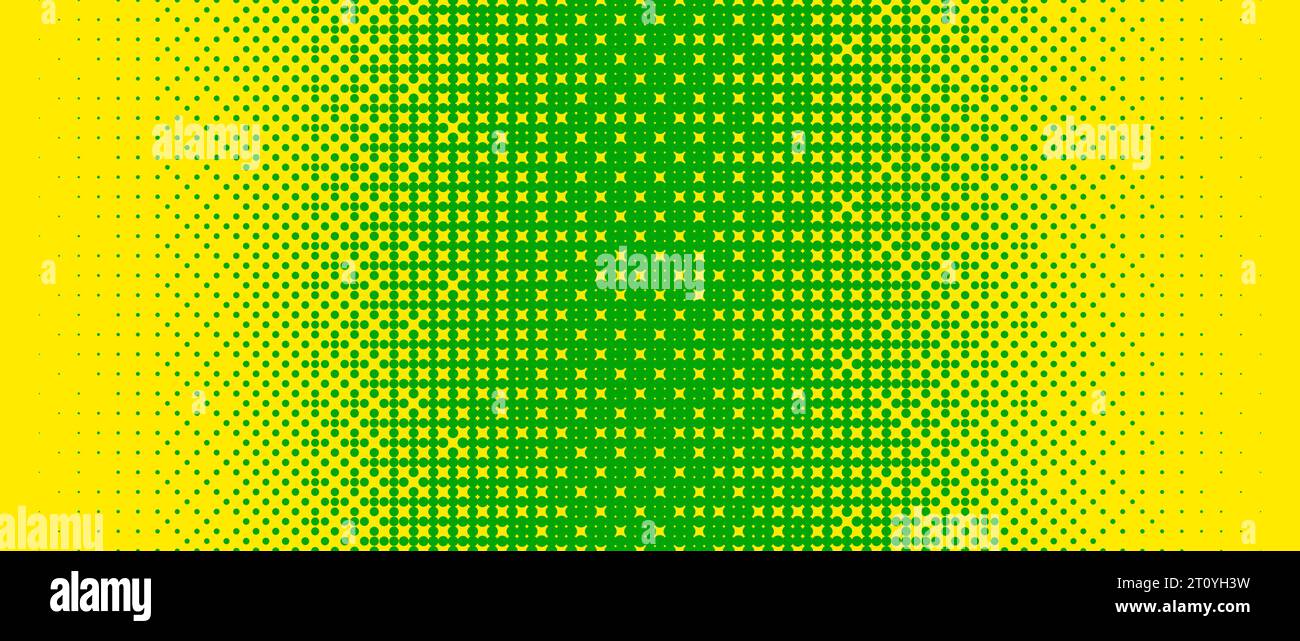 Pixelated bitmap gradient texture. Yellow and green dither pattern ...