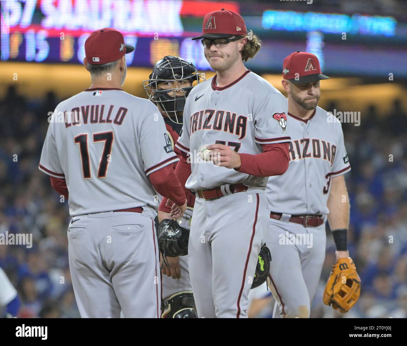 Los Angeles, United States. 09th Oct, 2023. Arizona Diamondbacks ...