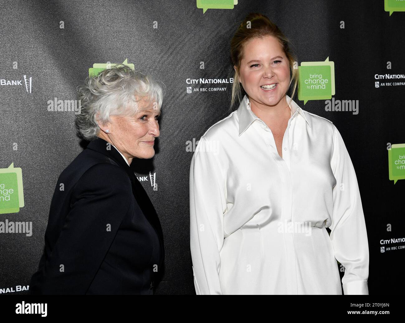 Glenn Close, left, and Amy Schumer attend the Bring Change to Mind ...