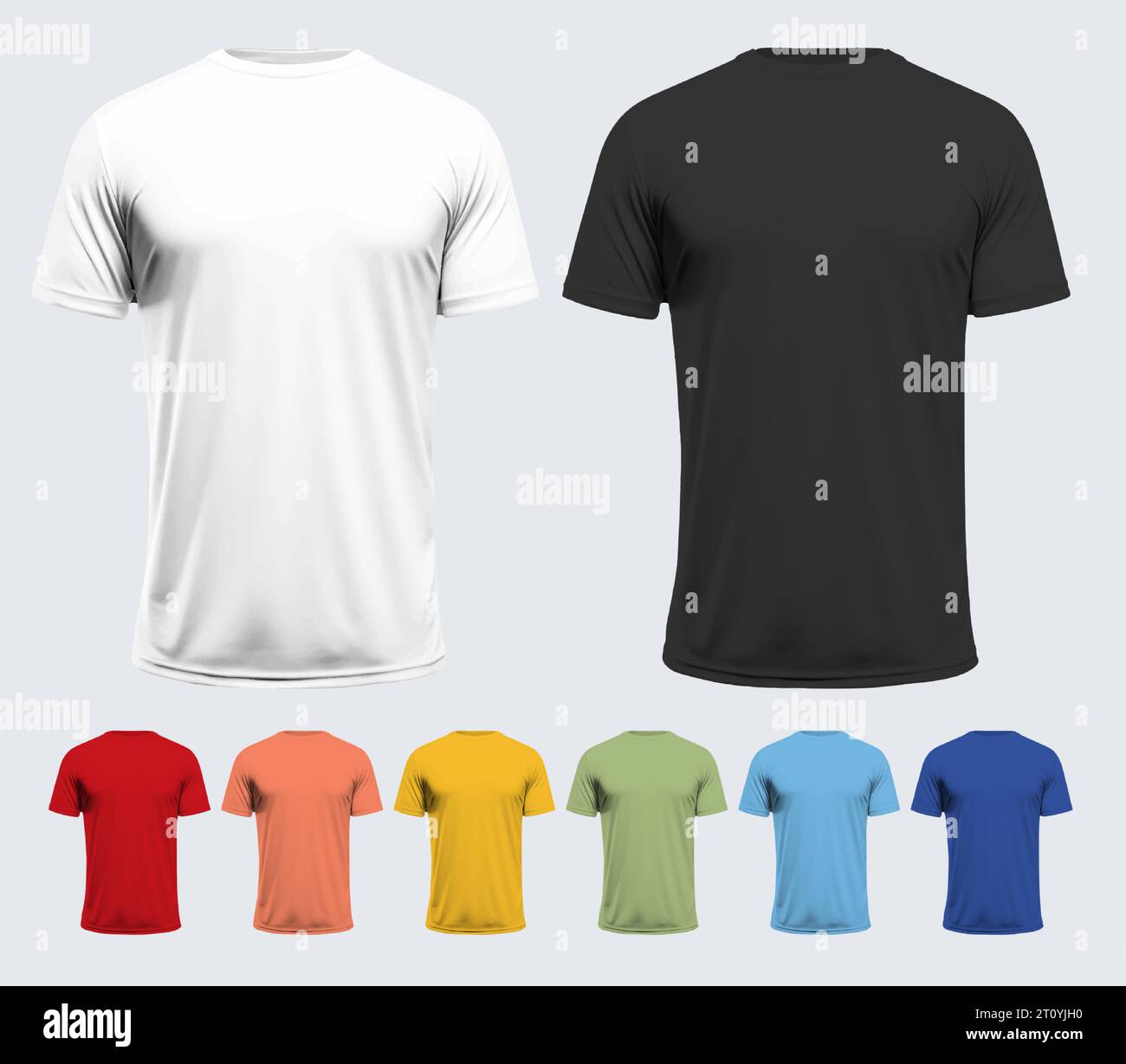 Set of male Tshirt, Unisex Fashion MockupIllustration Clothes, Men ...