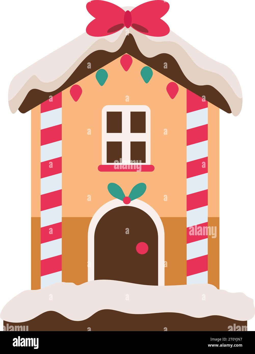 christmas house design Stock Vector Image & Art - Alamy