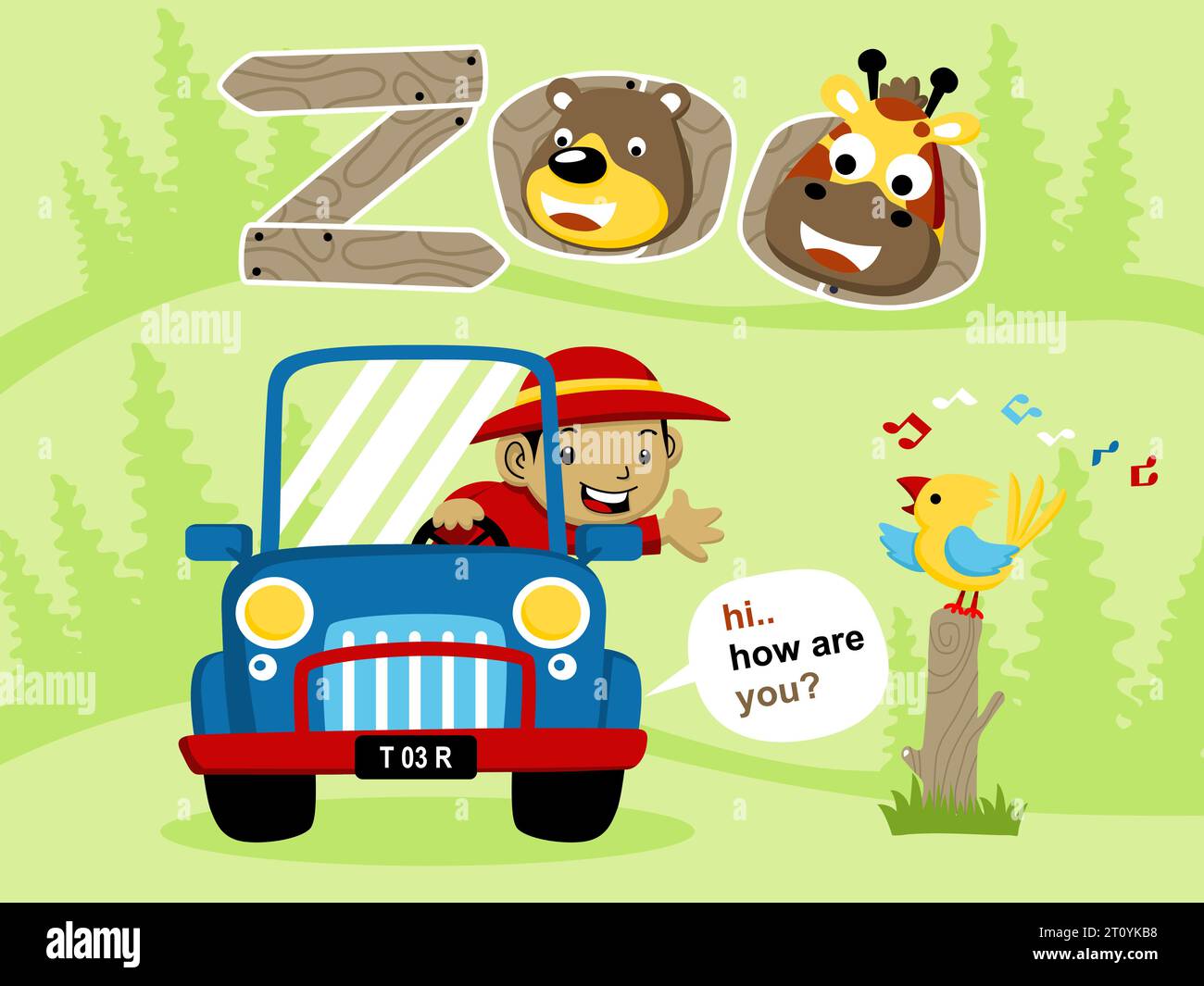 Zoo ranger character Stock Vector Images - Alamy