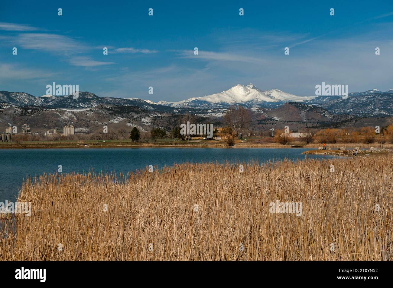 Long's Peak, one of Colorado's famed Fourteeners, and Mount Lady ...