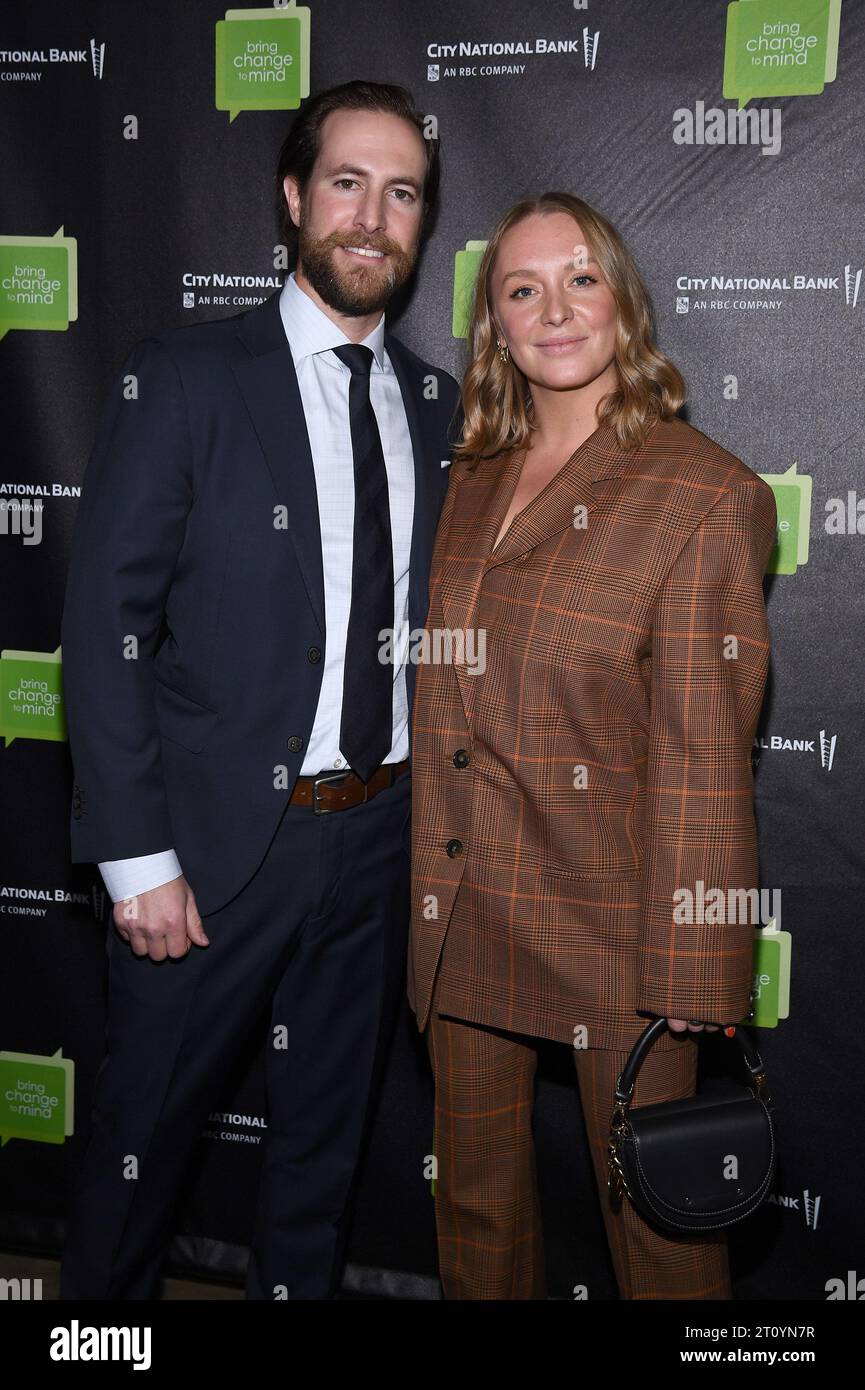 New York, USA. 09th Oct, 2023. Marc Albu and Annie Starke attend the ...