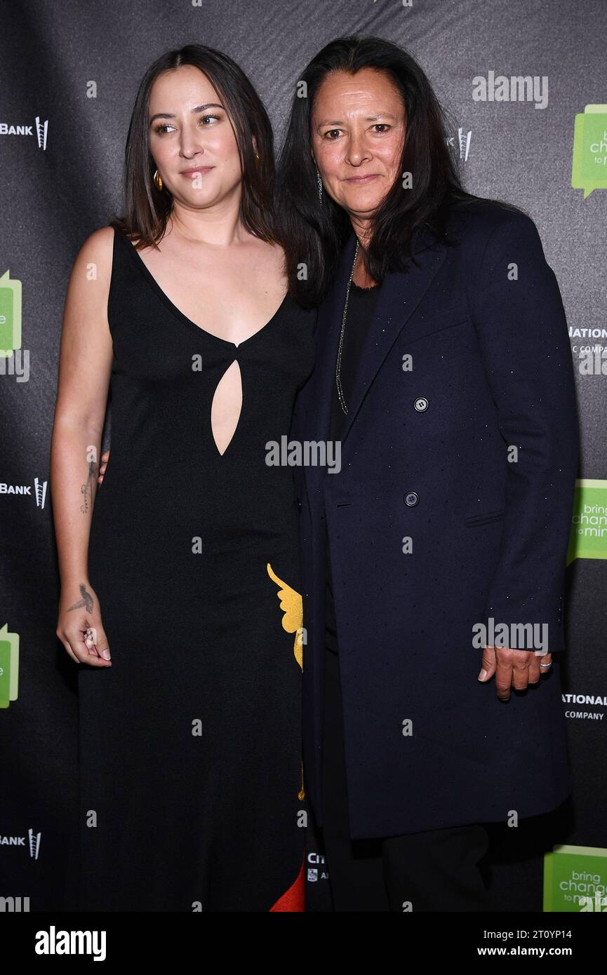 New York, USA. 09th Oct, 2023. (L-R) Zelda Williams and Marsha Williams ...