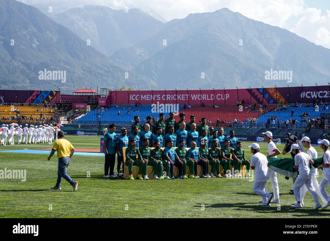 Bangladesh team poses for a group photo before the ICC Men's Cricket ...