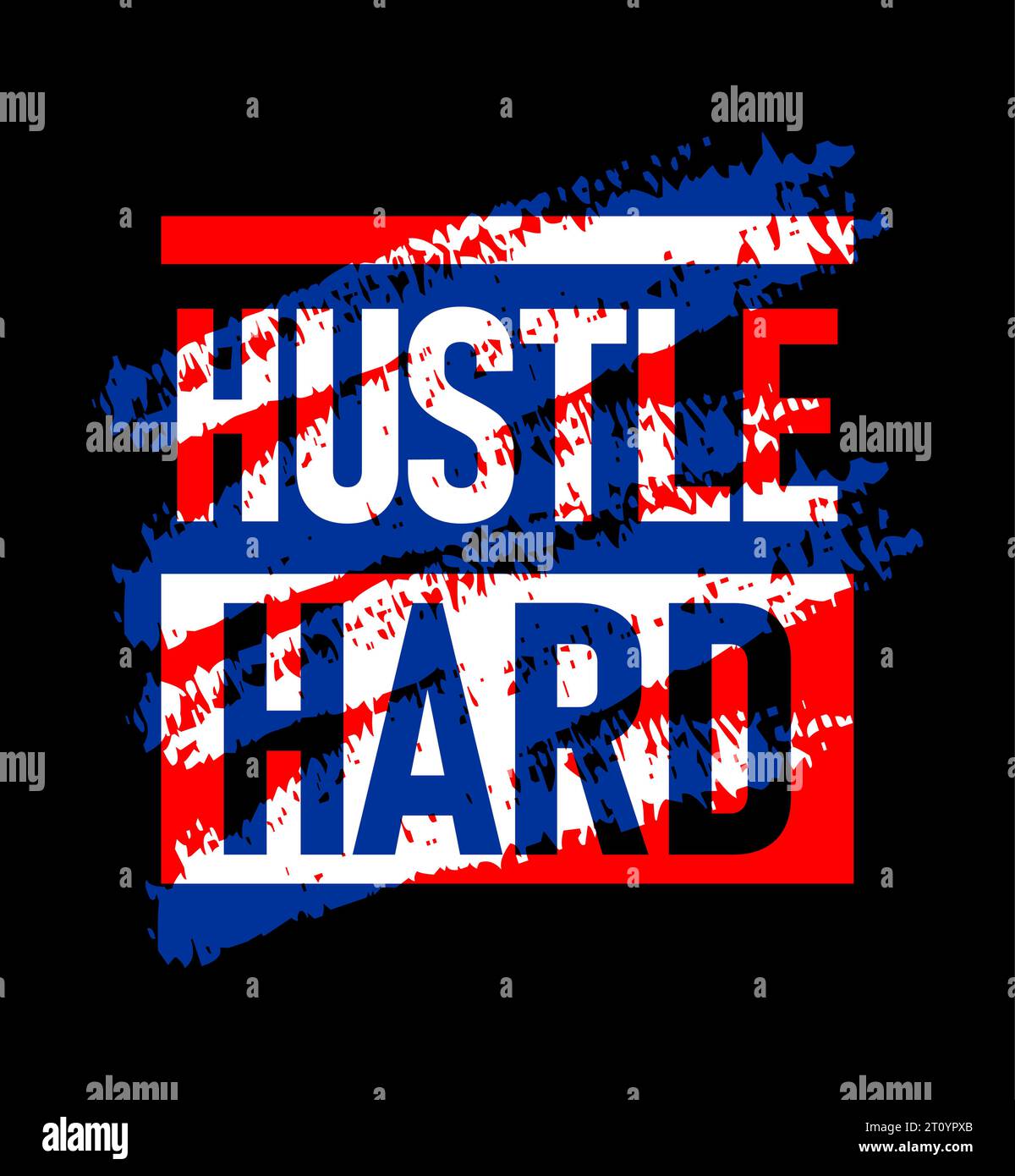 Hustle hard motivational stroke typepace design, Short phrases design ...