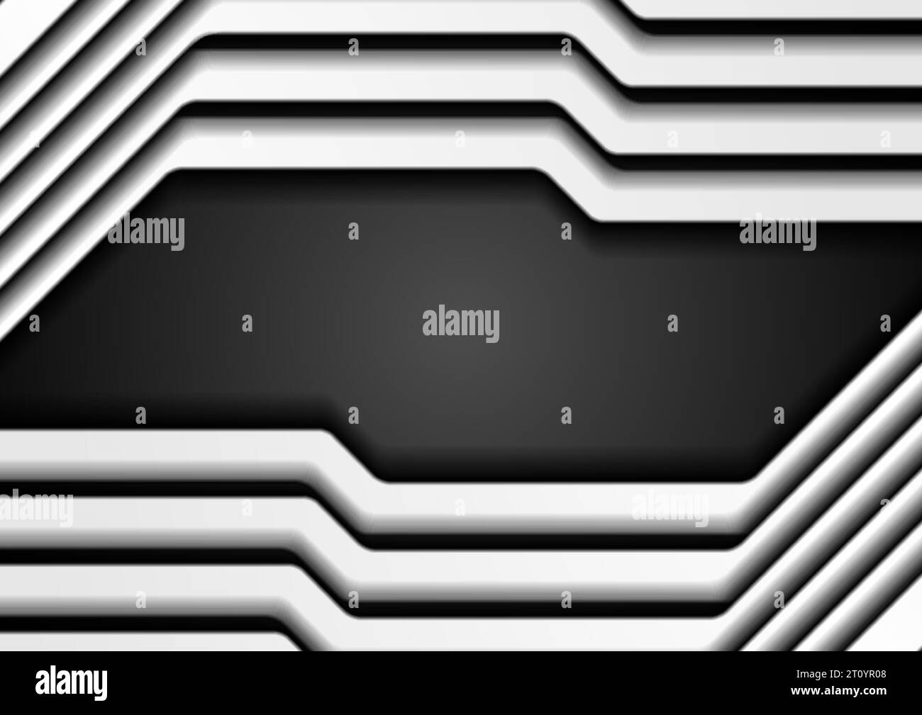 Abstract white stripes on black background. Vector corporate design ...
