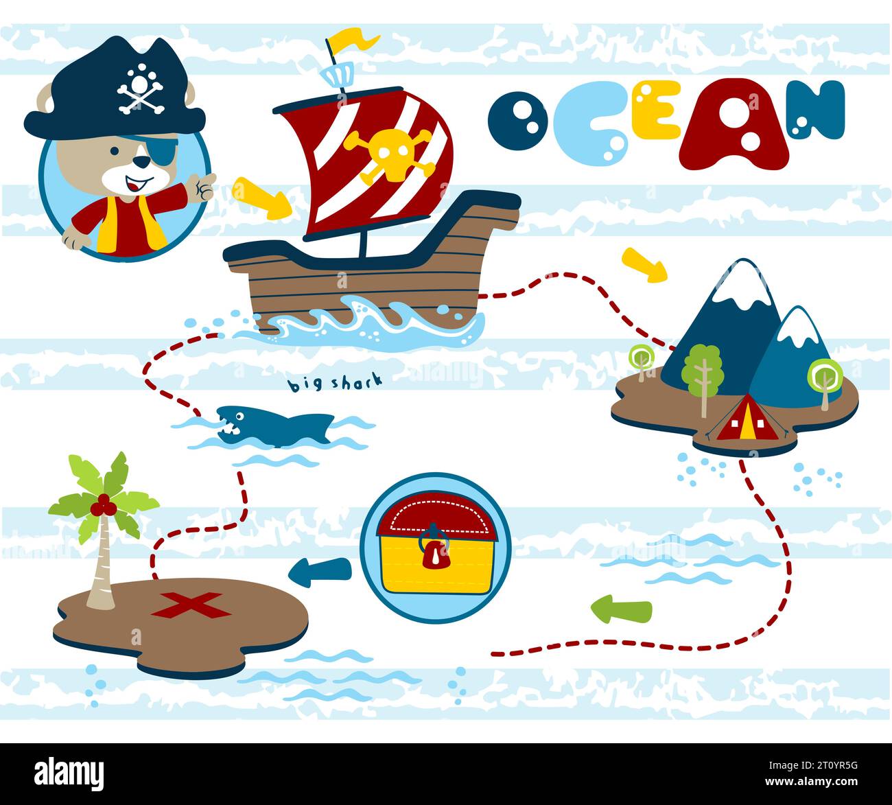 Set wave elements in Cut Out Stock Images & Pictures - Alamy