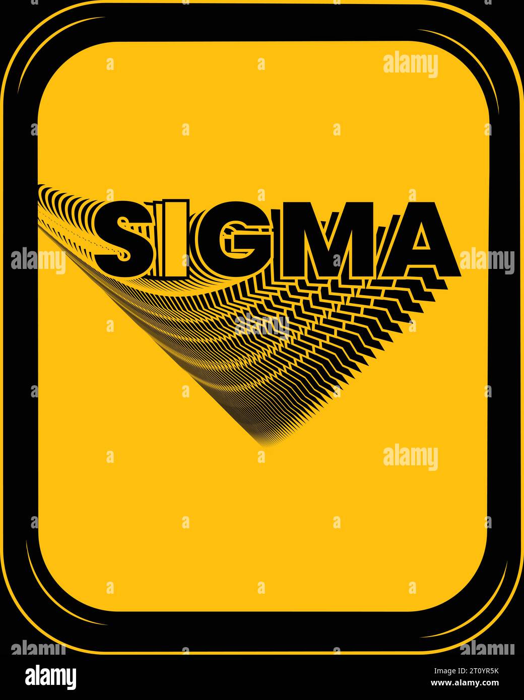 Sigma text styles using for for print t-shirt Stock Vector Image & Art ...
