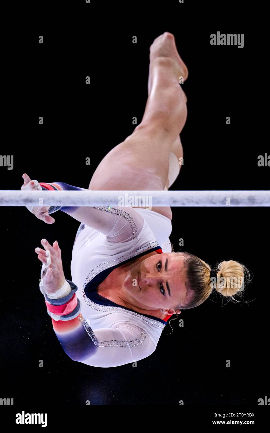 07 October 2023, Belgium, Antwerpen: Gymnastics: World Championship ...