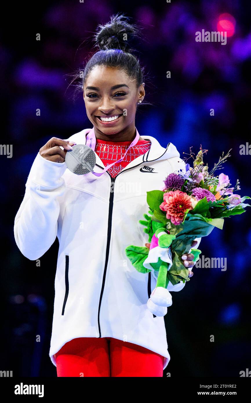 07 October 2023, Belgium, Antwerpen: Gymnastics: World Championship ...