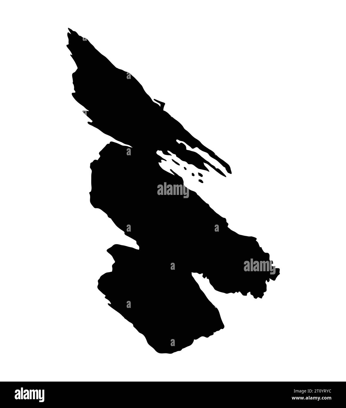 Salt spring island - british columbia island map silhouette region ...