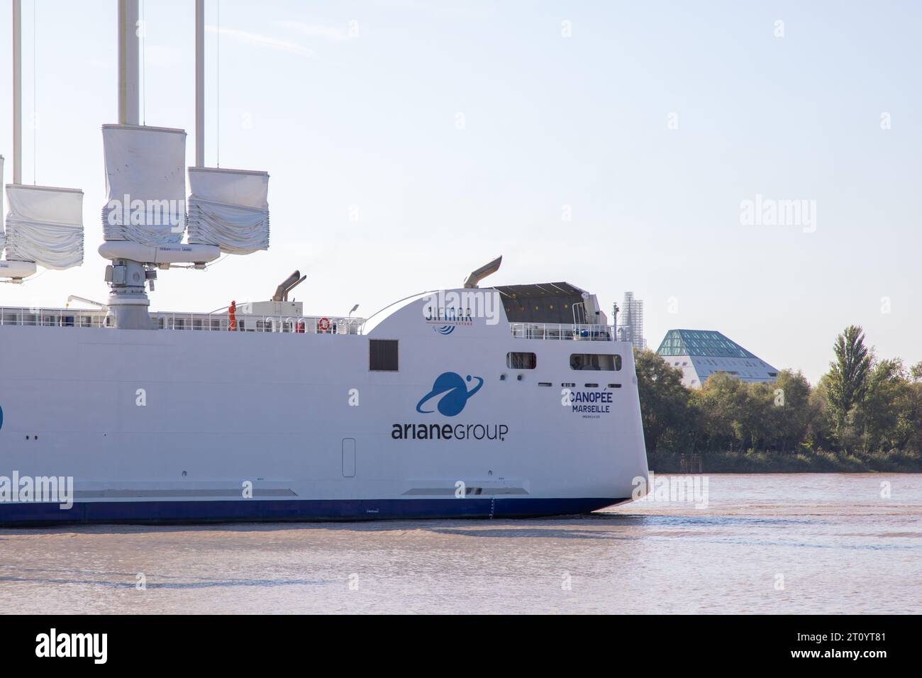 Bordeaux , France - 10 06 2023 : Canopee Canopy ariane group jifmar ...