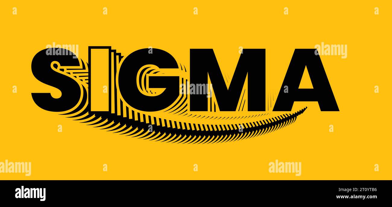 embrace the captivating interplay of black sigma typography and a ...