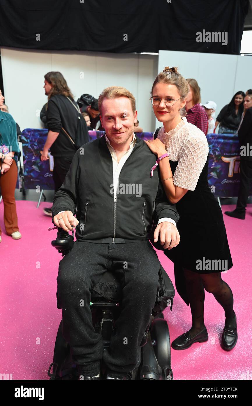 Cologne, Germany. 08th Oct, 2023. Samuel Koch with wife Sarah Elena ...
