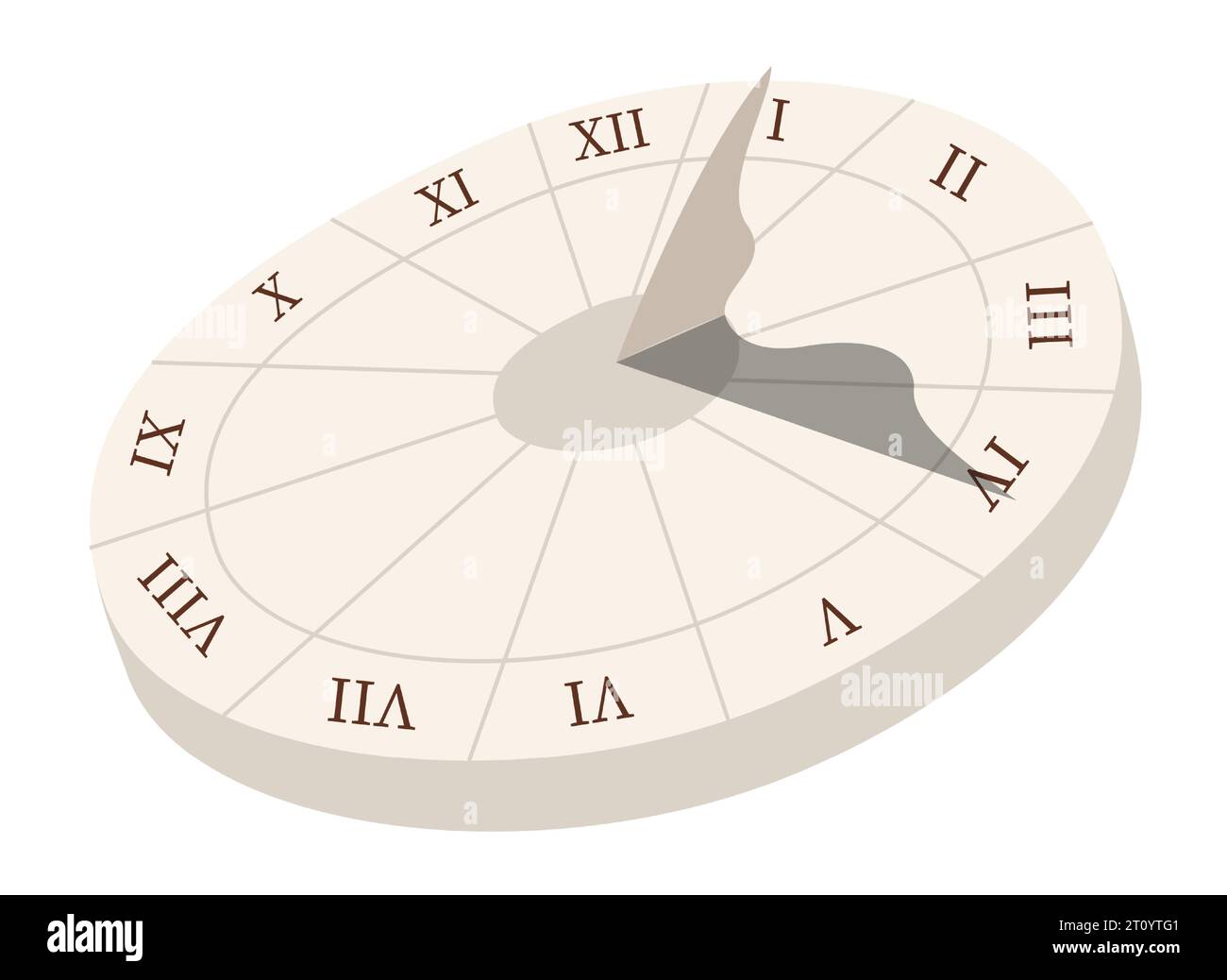 Modern sundial Cut Out Stock Images & Pictures - Alamy