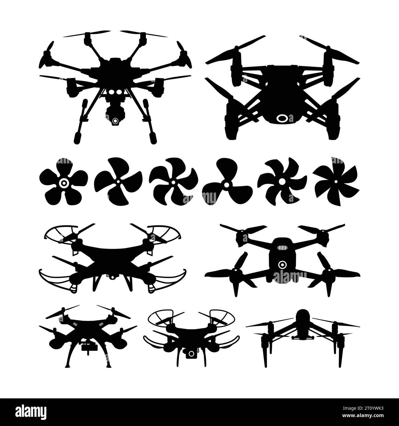 drone with camera tool silhouette Stock Vector Image & Art - Alamy
