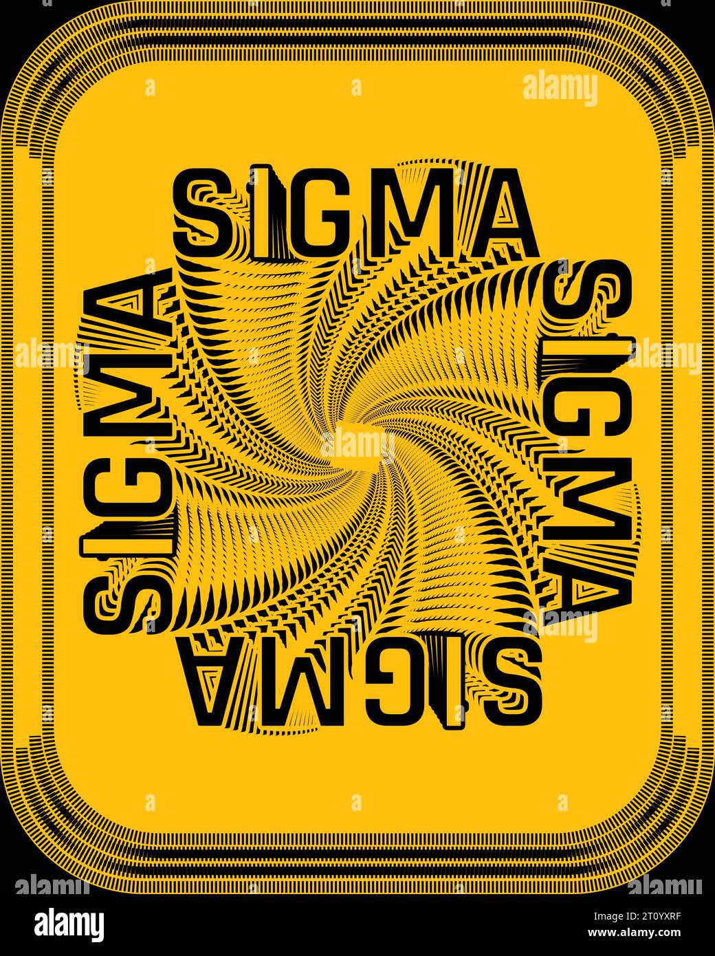 Sigma typography style for using on posters Stock Vector Image & Art ...