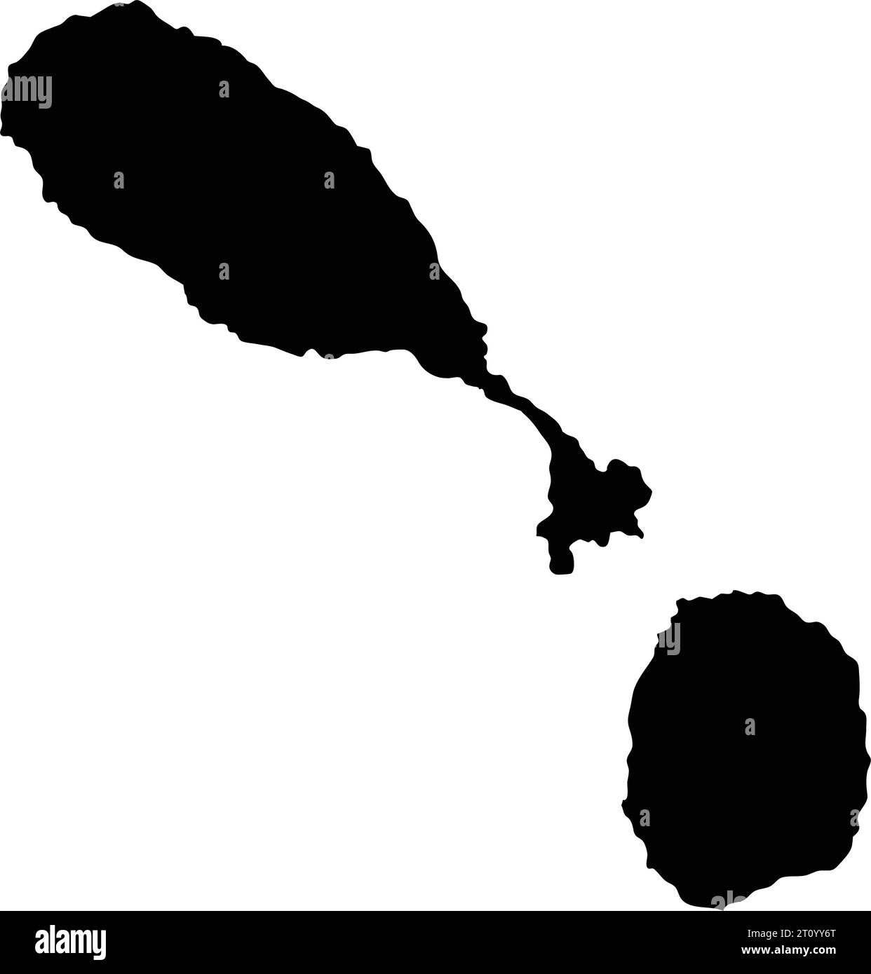 island map silhouette region territory, black shape style illustration ...