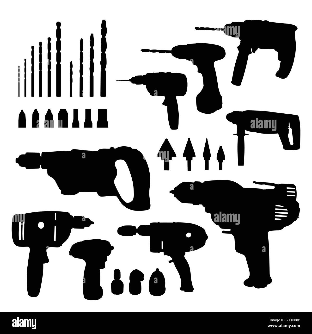 Black building tool Stock Vector Images - Alamy