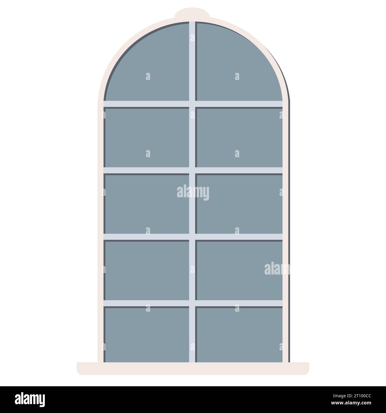 Arched window Cut Out Stock Images & Pictures - Alamy