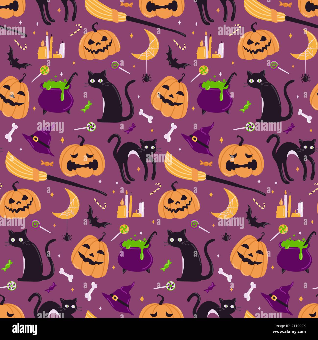 Creepy faces seamless background Stock Vector Images - Alamy