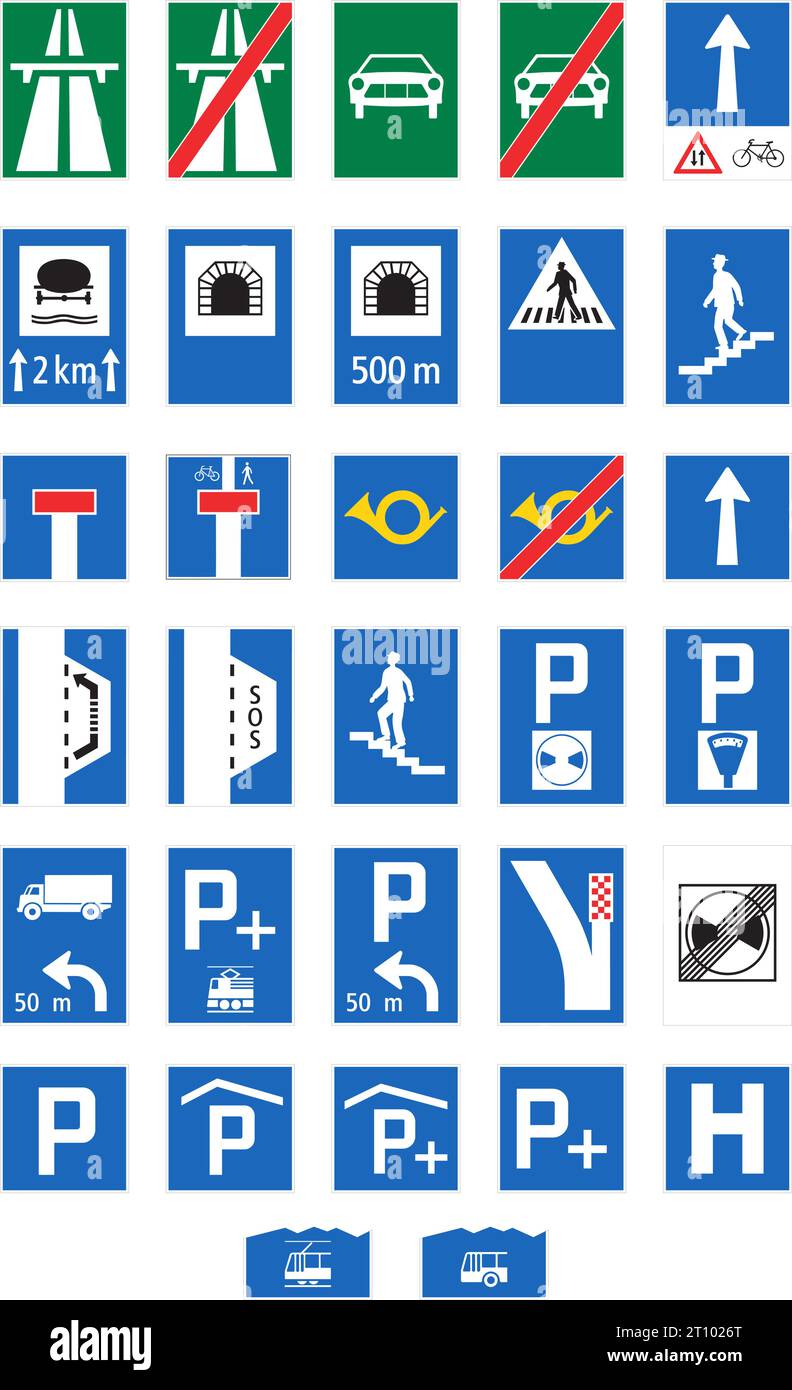 Indication, Conducting indication signs, Road signs in Switzerland and ...