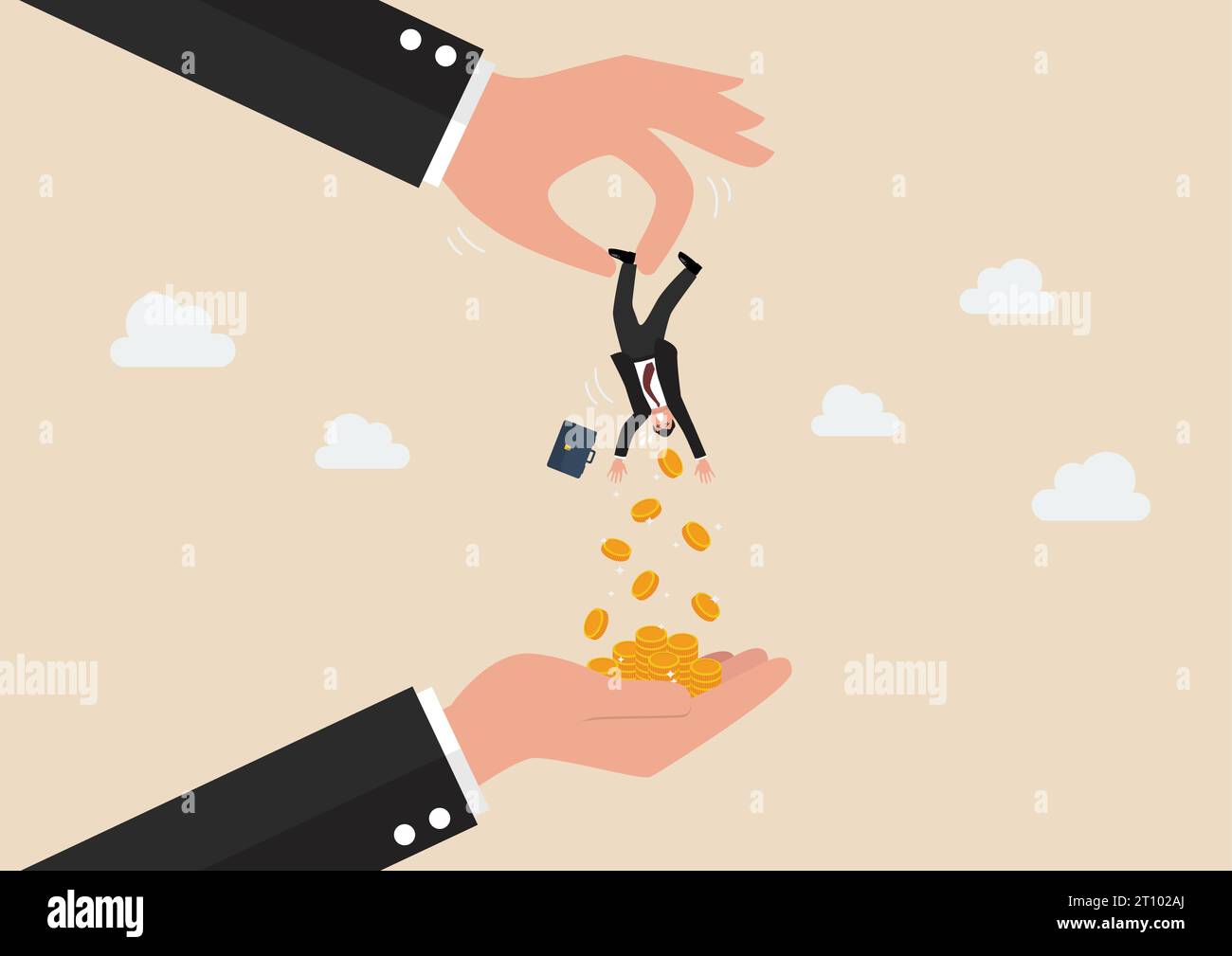 Greed for money hi-res stock photography and images - Alamy