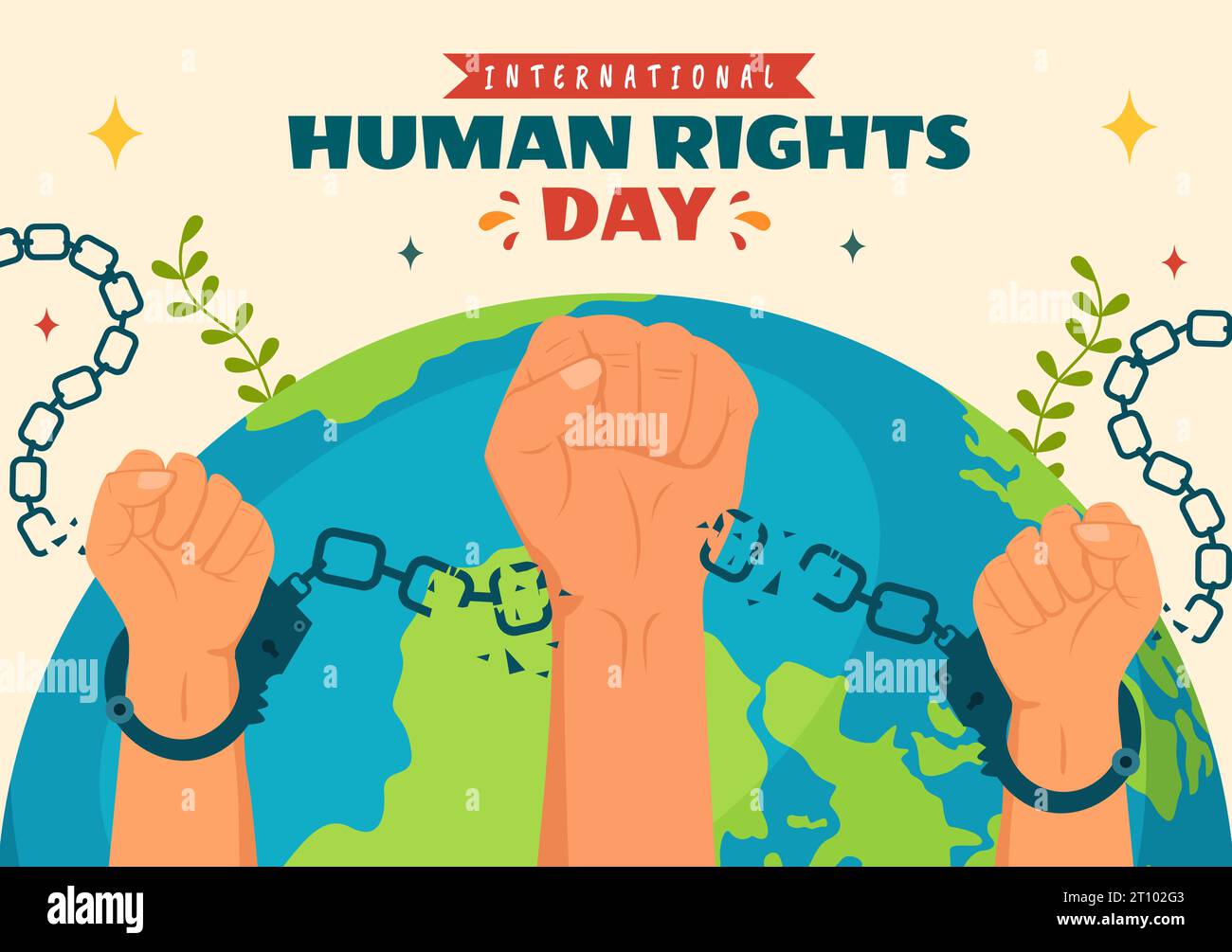 Declaration on human rights Stock Vector Images - Alamy