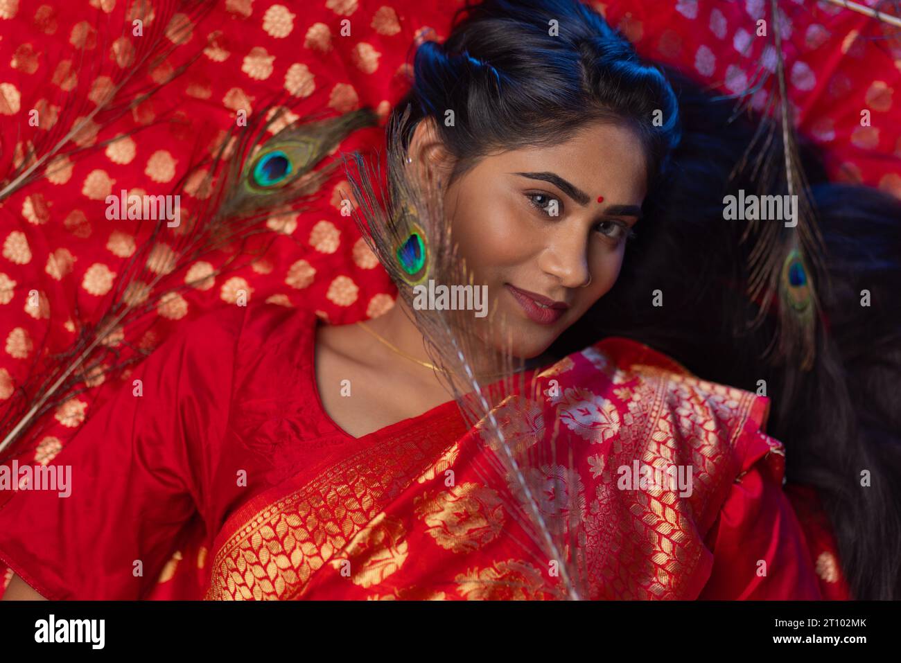 Close up face woman overhead hi-res stock photography and images - Alamy