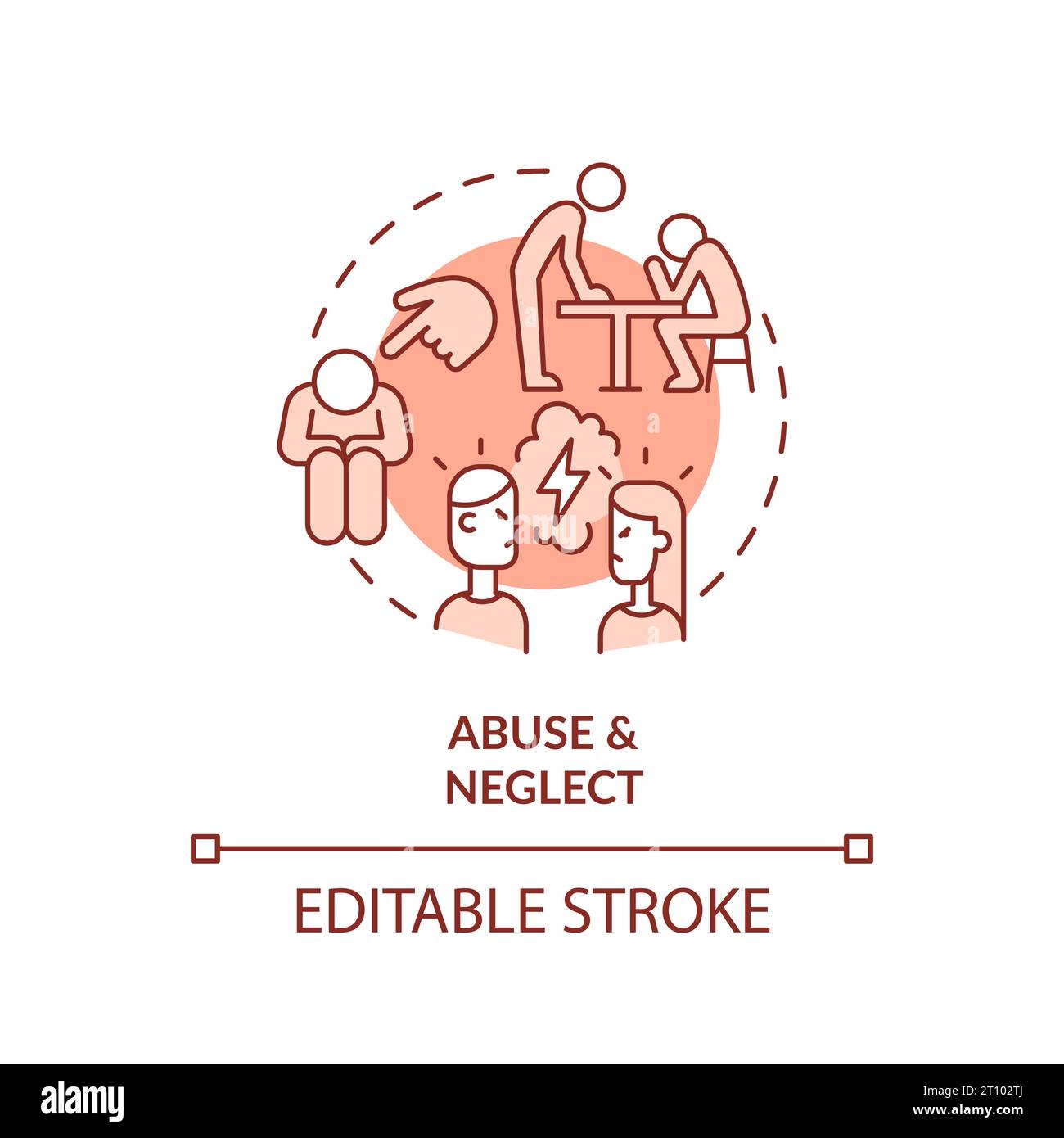 Neglect sign Stock Vector Images - Alamy