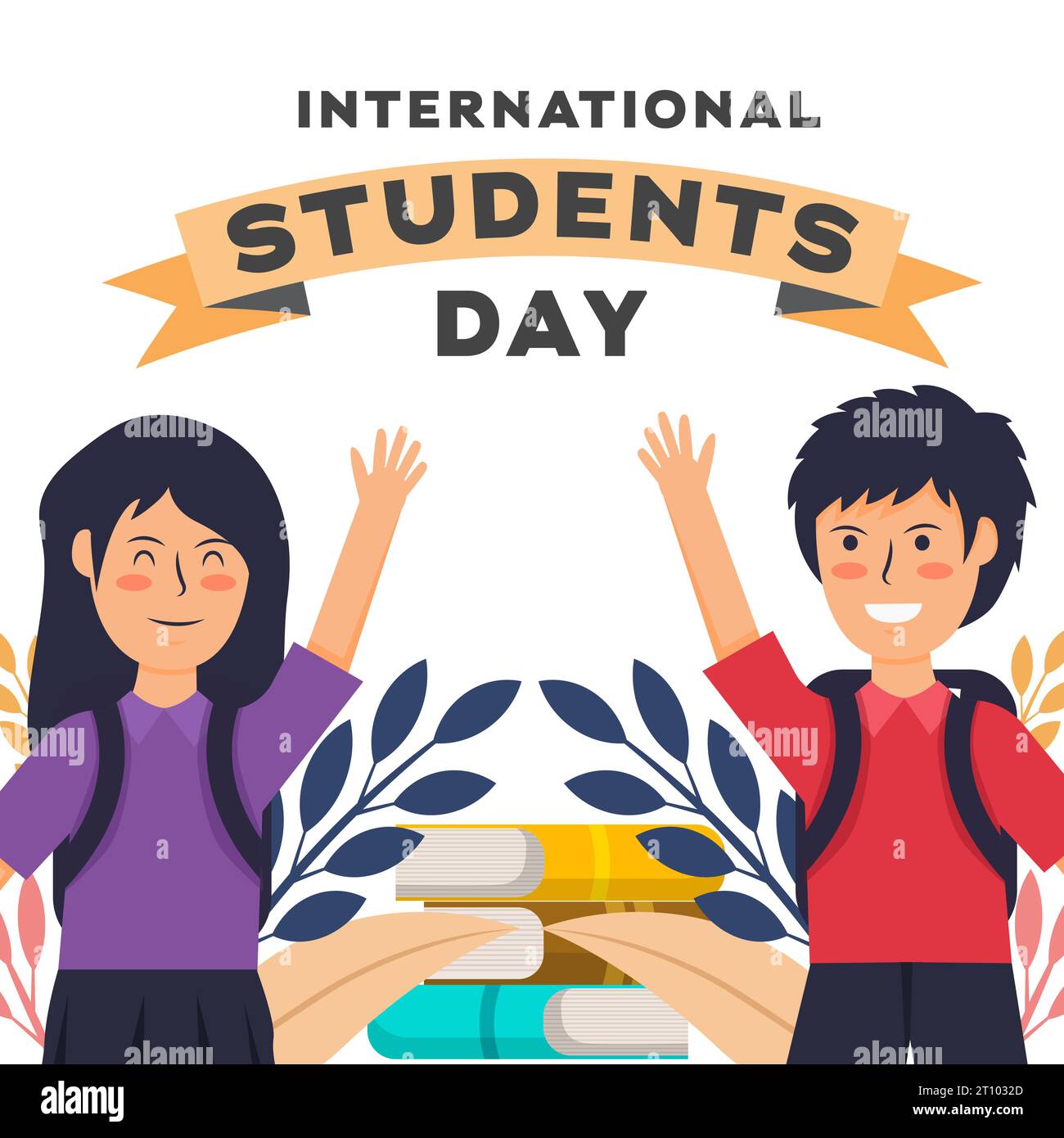 vector design international students day illustration Stock Vector ...