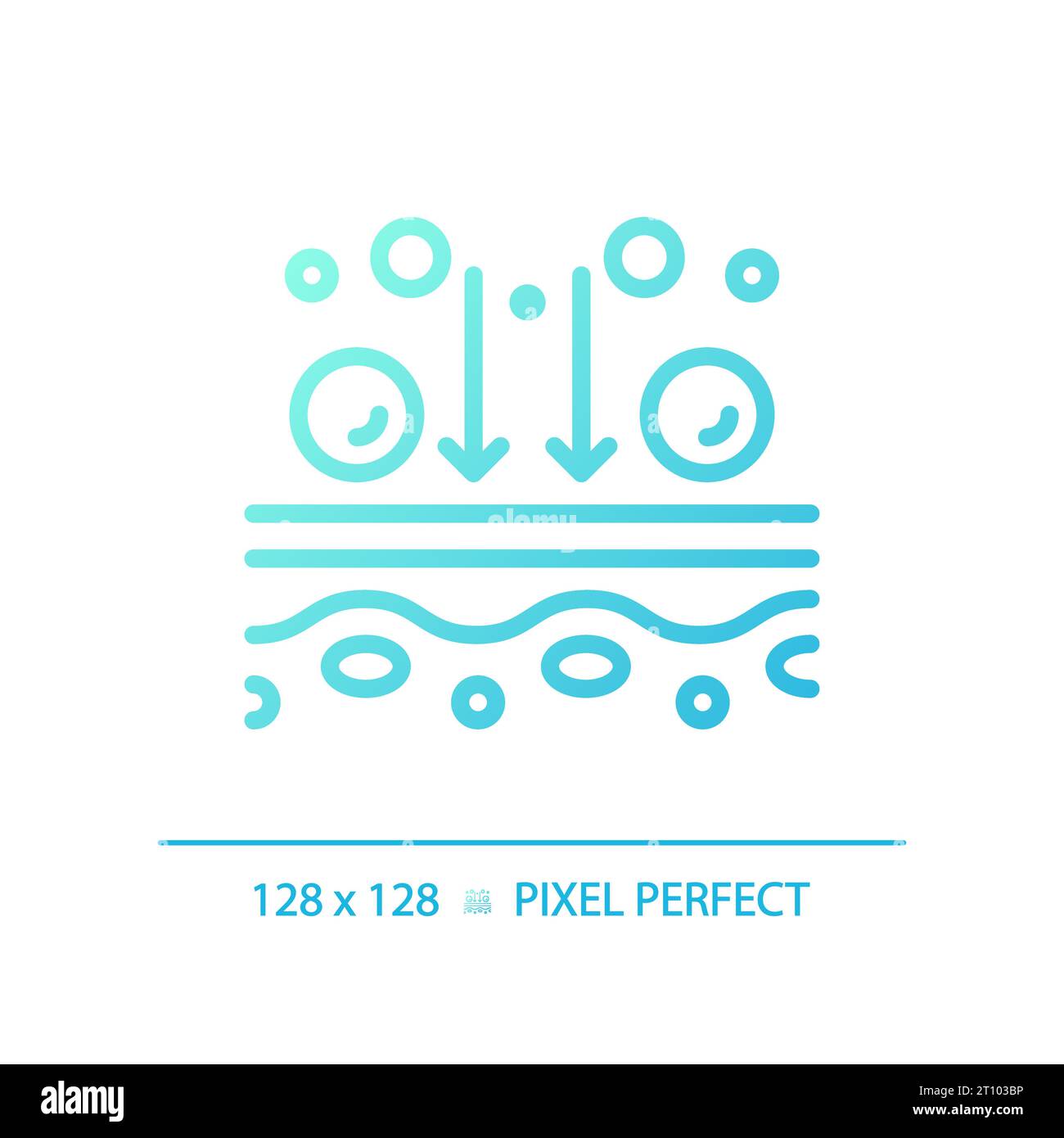 2D thin line gradient metabolism process icon Stock Vector Image & Art - Alamy