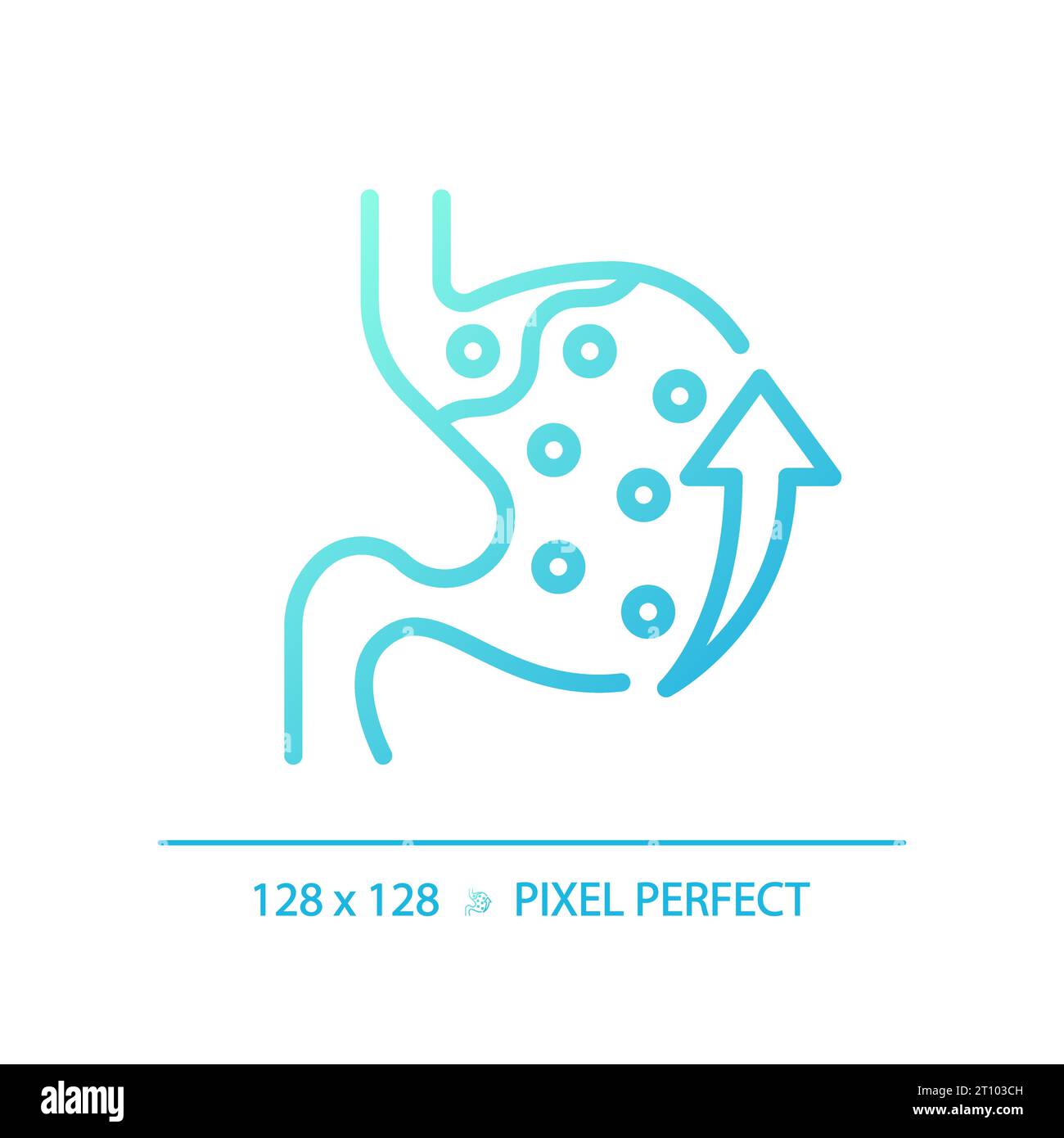 Acid reflux disease concept Stock Vector Images - Alamy