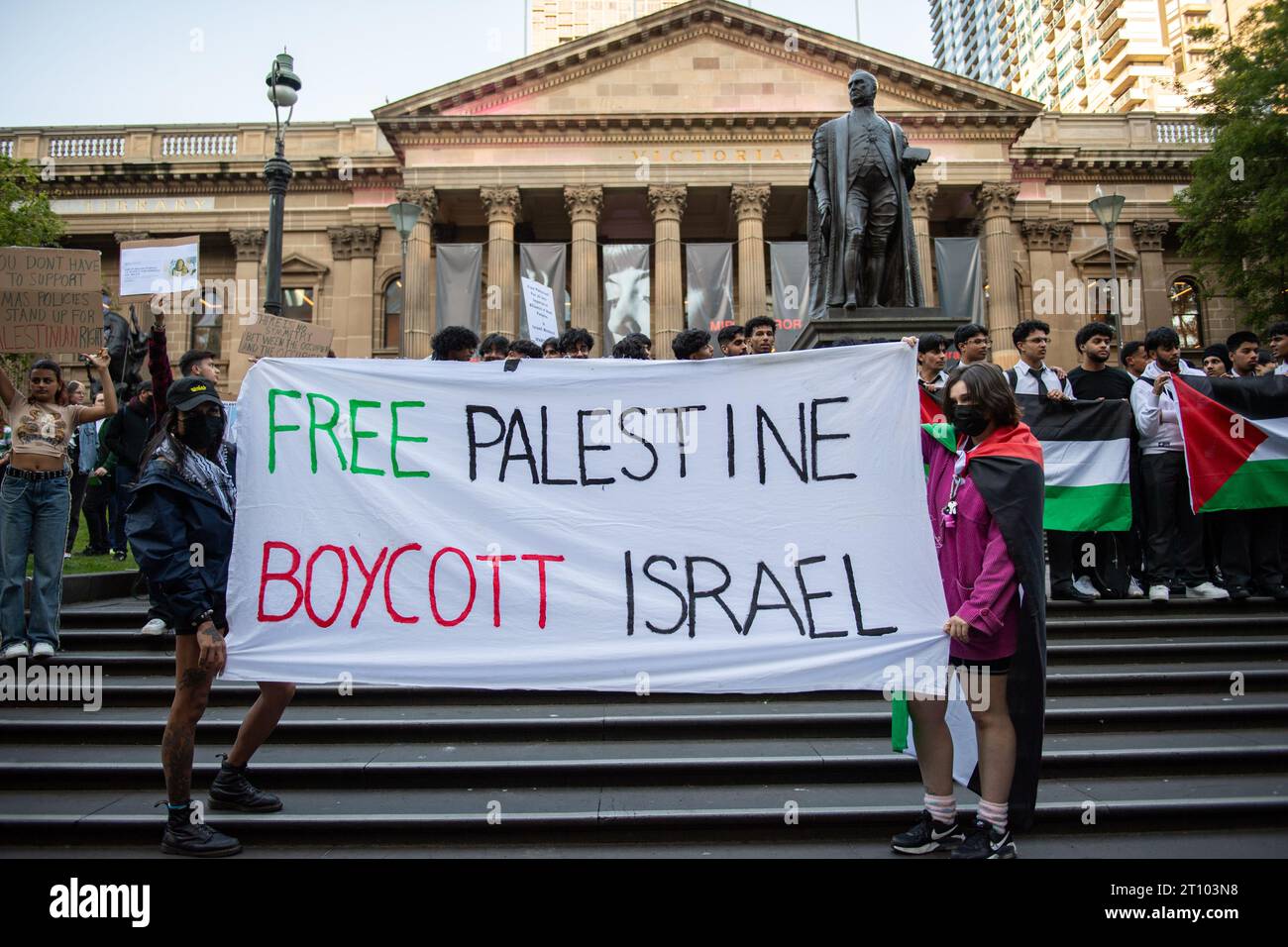 Melbourne, Australia. October 10th 2023, Melbourne, Australia. A rally ...