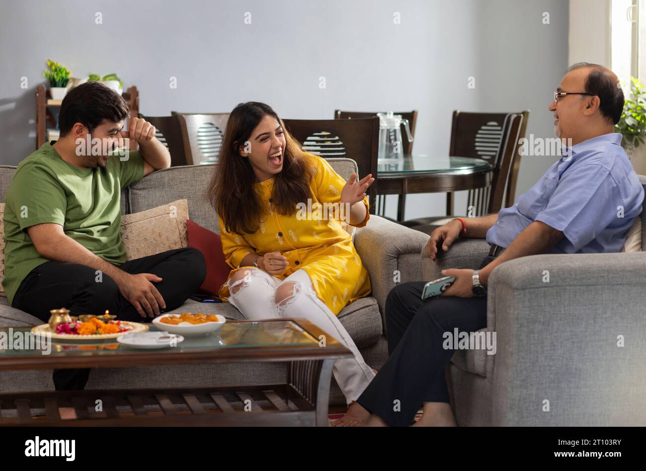 Festival family mobile talking hi-res stock photography and images - Alamy