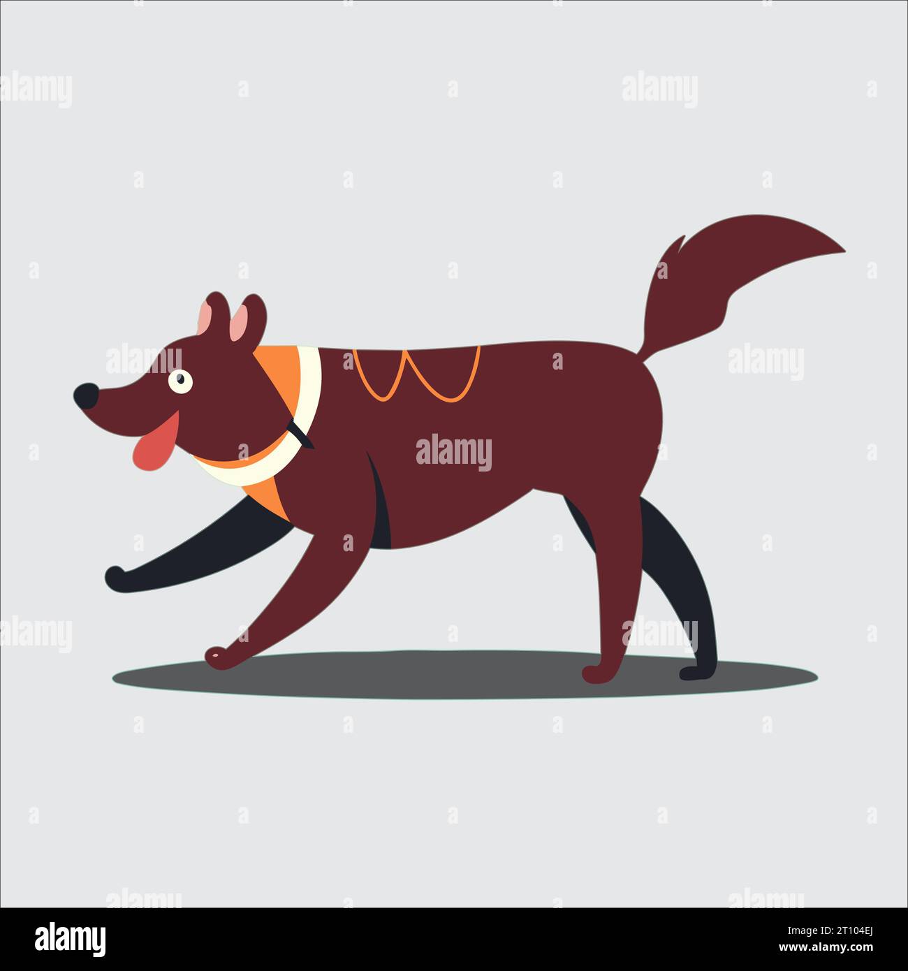 Human puppy play outdoor Stock Vector Images - Alamy