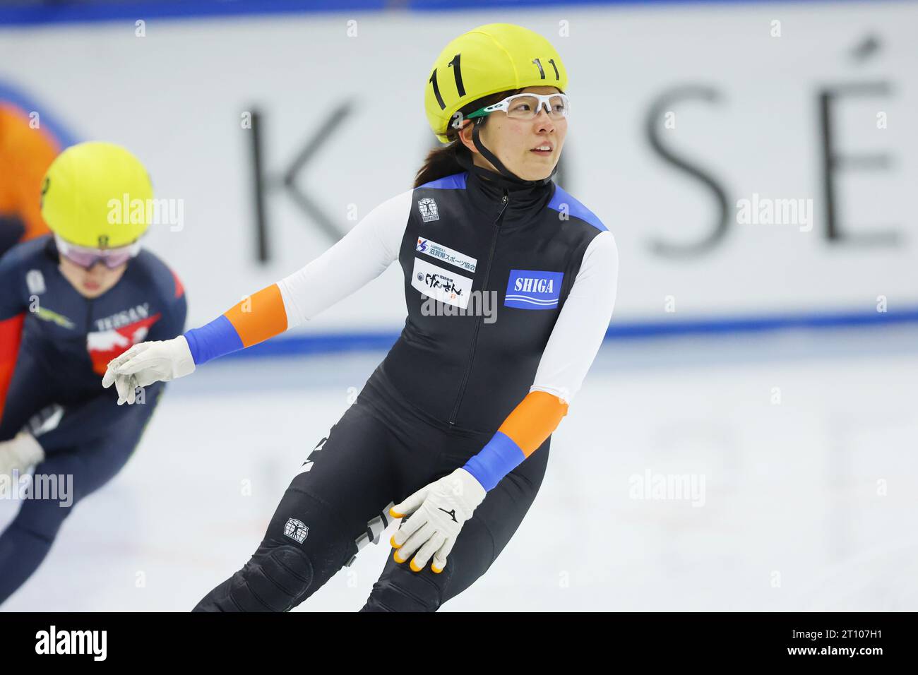 Teisan ice skating training center, Nagano, Japan. 7th Oct, 2023. Rina ...