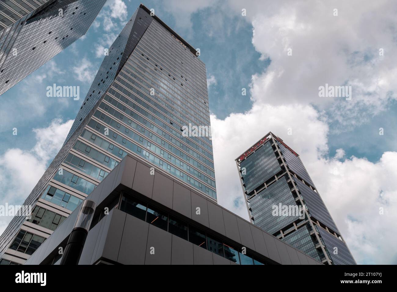 Tel Aviv, Israel - October 4, 2023: Modern skyscrapers in the financial ...