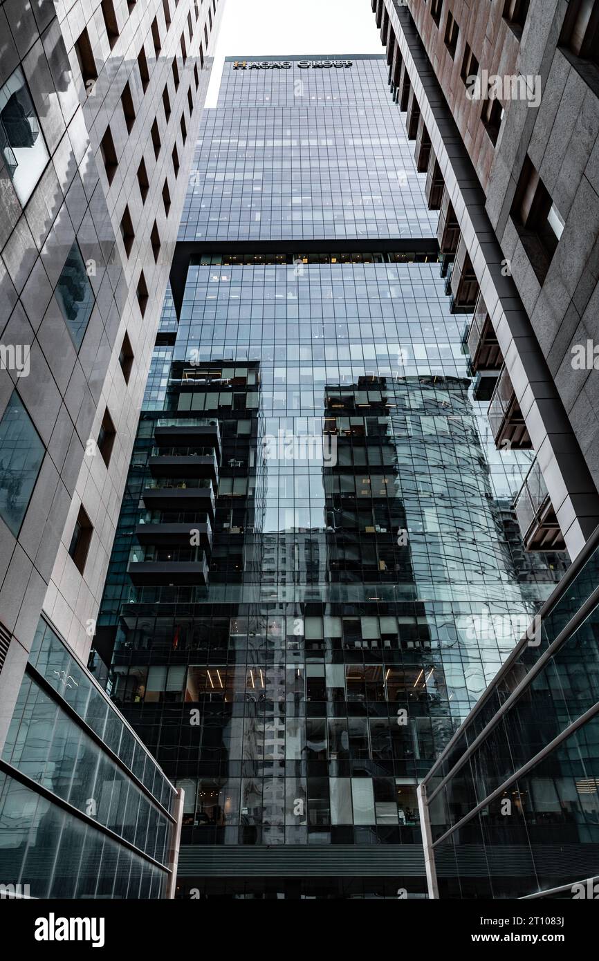Tel Aviv, Israel - October 4, 2023: Modern skyscrapers in the financial ...