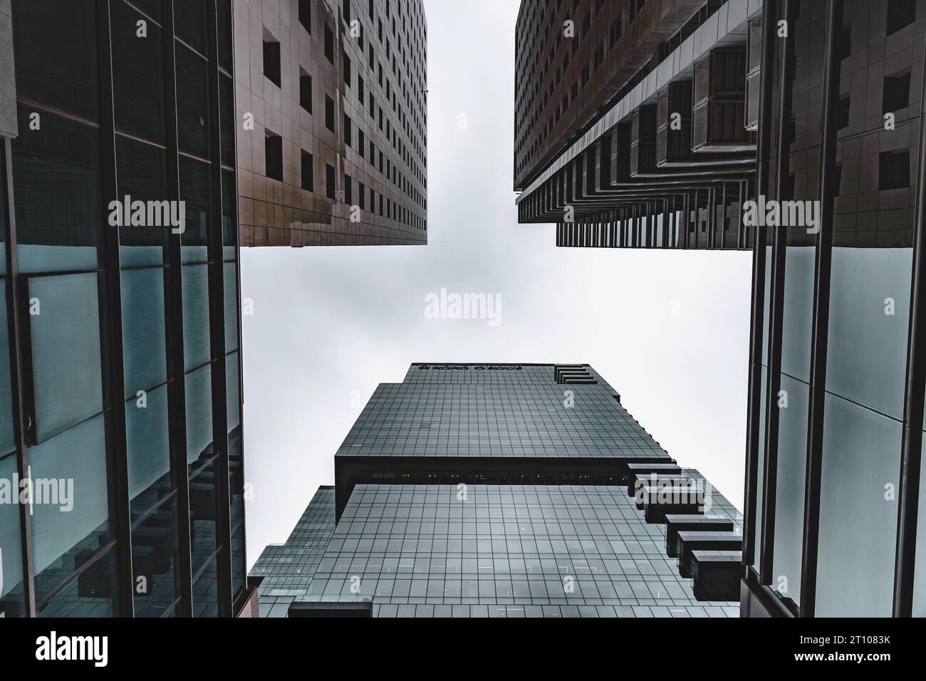 Tel Aviv, Israel - October 4, 2023: Modern skyscrapers in the financial ...