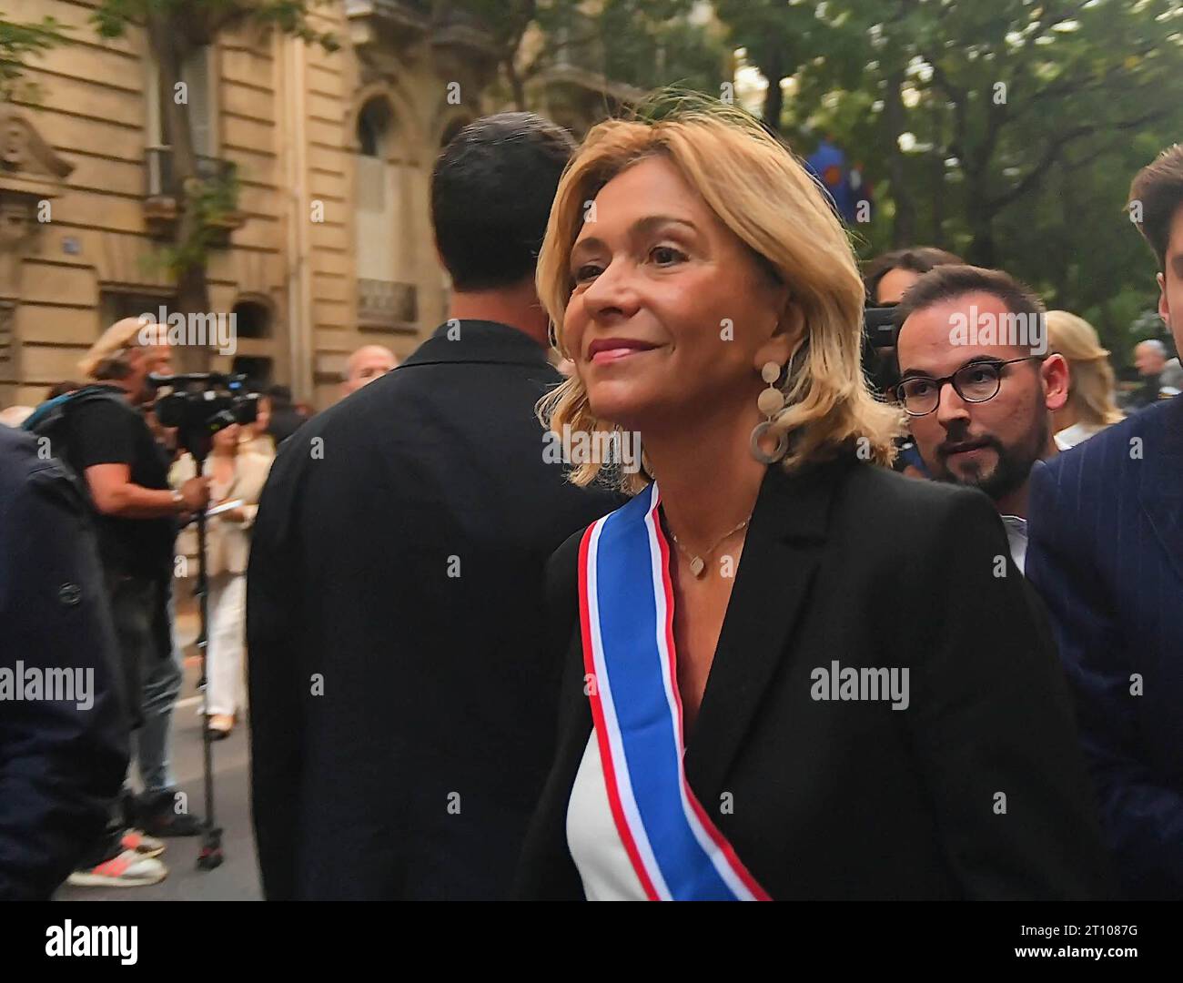 Paris, France. 10th Oct, 2023. Valérie Pécresse, President of the IDF ...