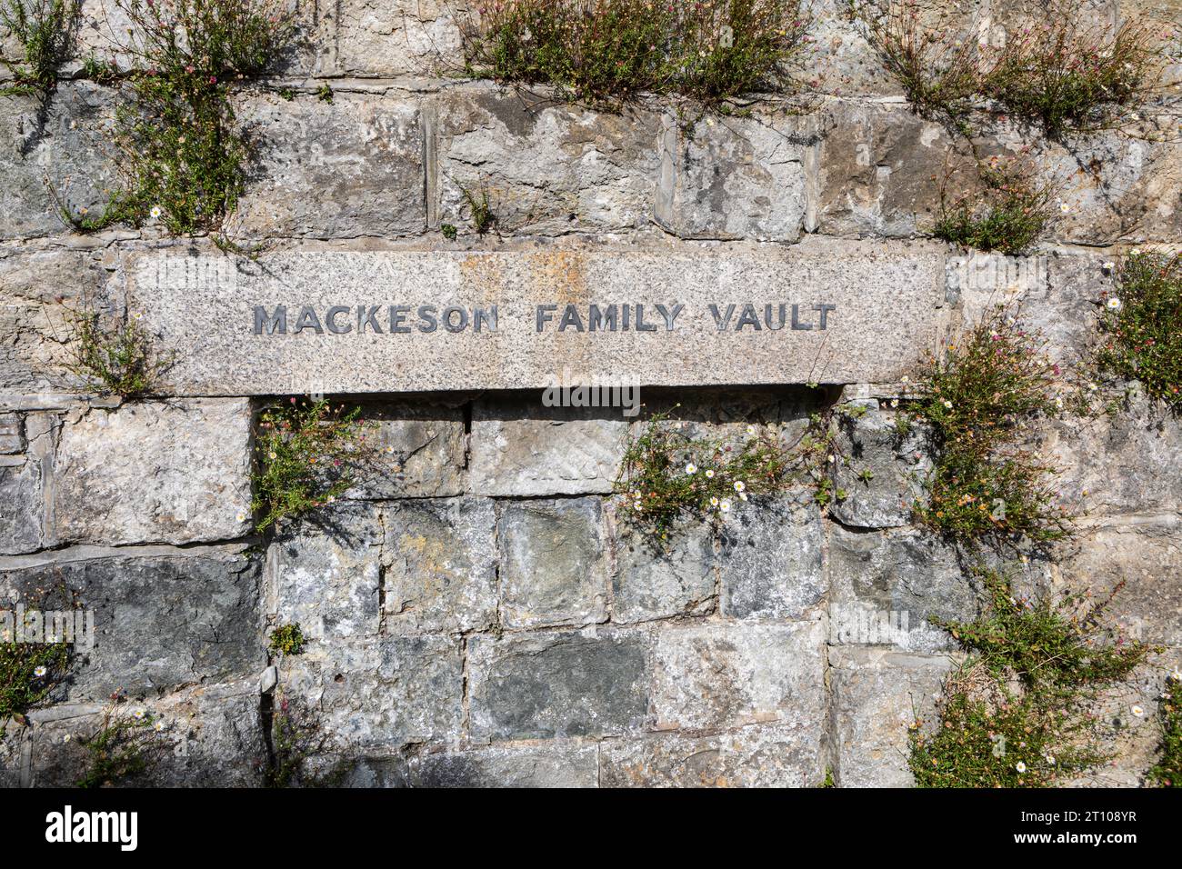 The Mackeson Family Vault at St Leonards church, Hythe, Kent Stock ...