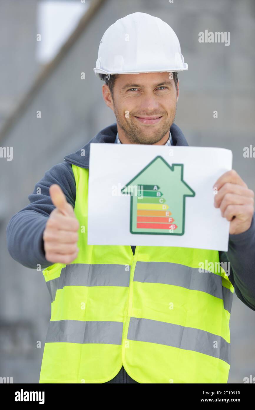 Energy efficiency scale with arrow hi-res stock photography and images ...