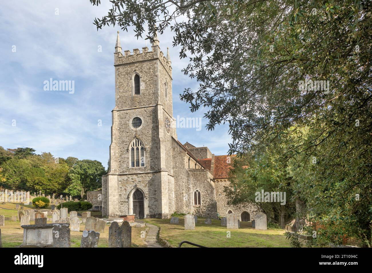 St Leonards Church and graveyard in Hythe, Kent Stock Photo - Alamy